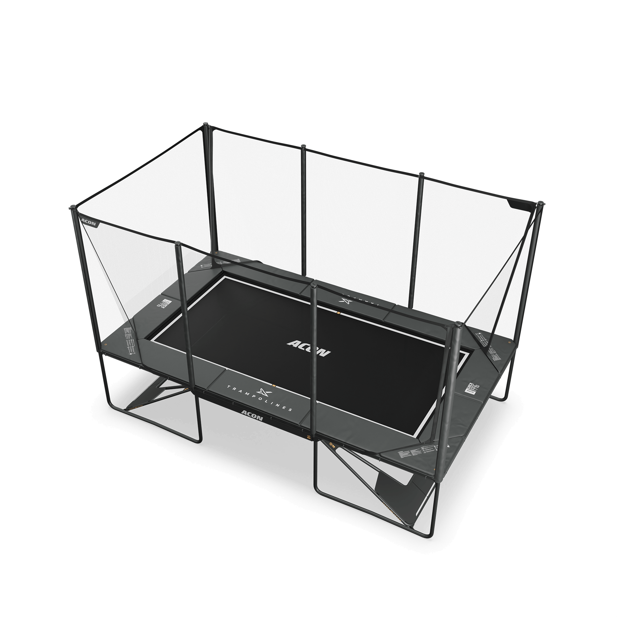 ACON X 17ft Trampoline with net and ladder | For Gymnasts & Trickers ...
